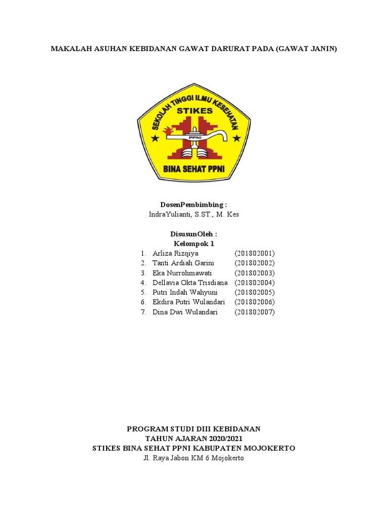 KLP 1 - Kelainan Presentasi Dan Posisi (Gawat Janin) | PDF