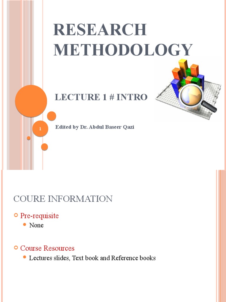 Research Methodology: Lecture 1 # Intro | PDF | Scientific Method ...