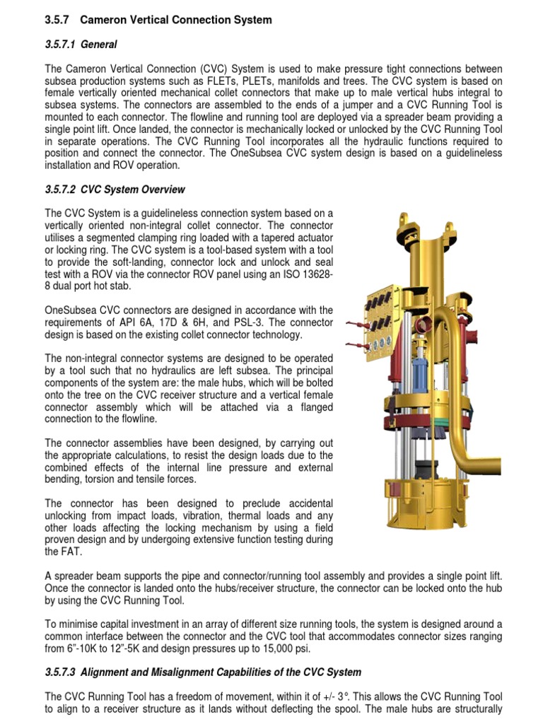 CVC System | PDF | Electrical Connector | Subsea (Technology)