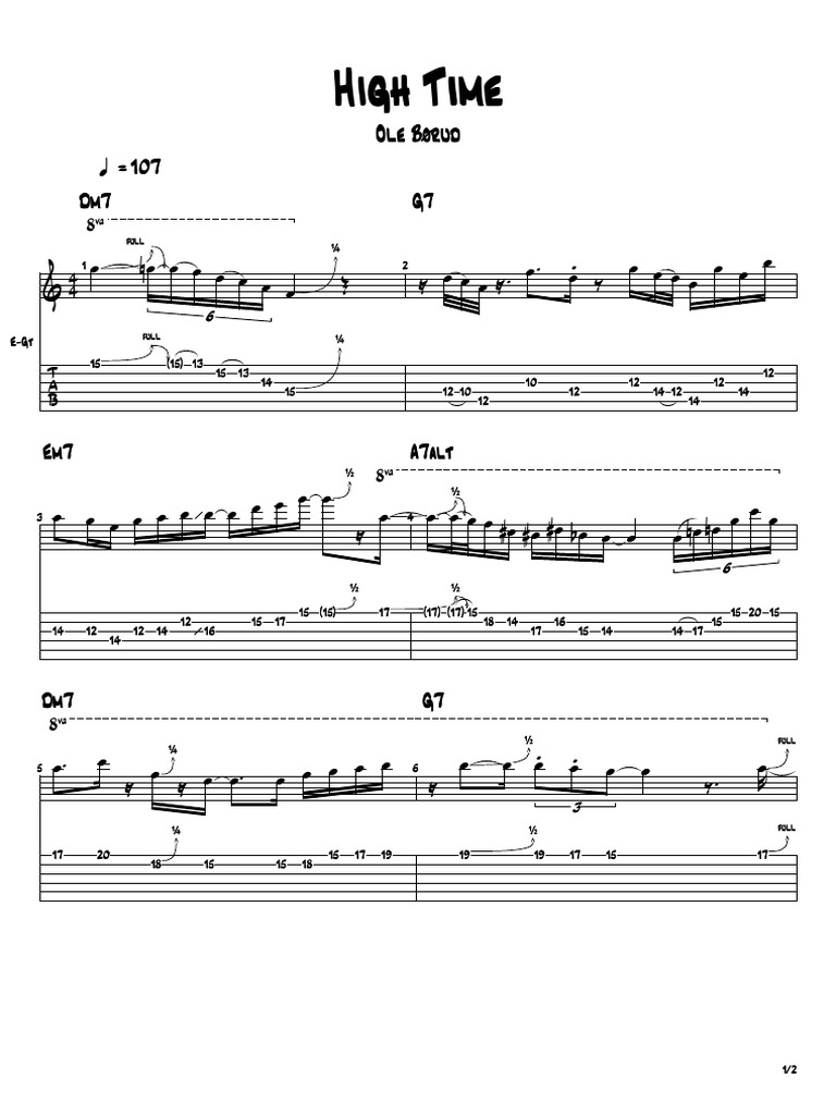Ole Borud - High Time Solo | PDF