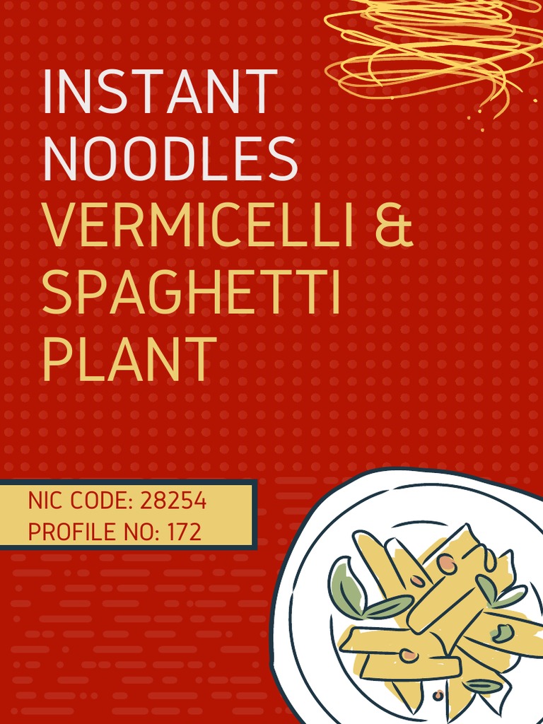 Project Report Sample | PDF | Pasta | Spaghetti