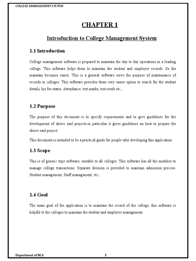 College Management System | PDF | Software Testing | Systems Engineering