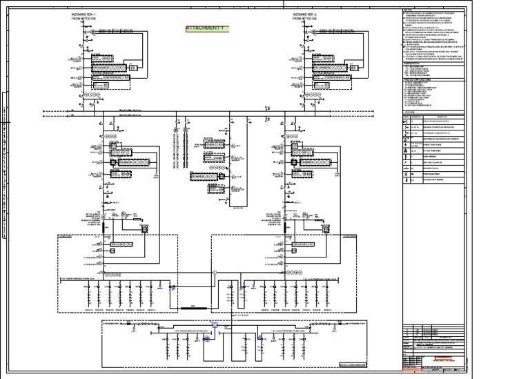 Attachment-1 - Overall Single Line Diagram | PDF | Components | Electricity