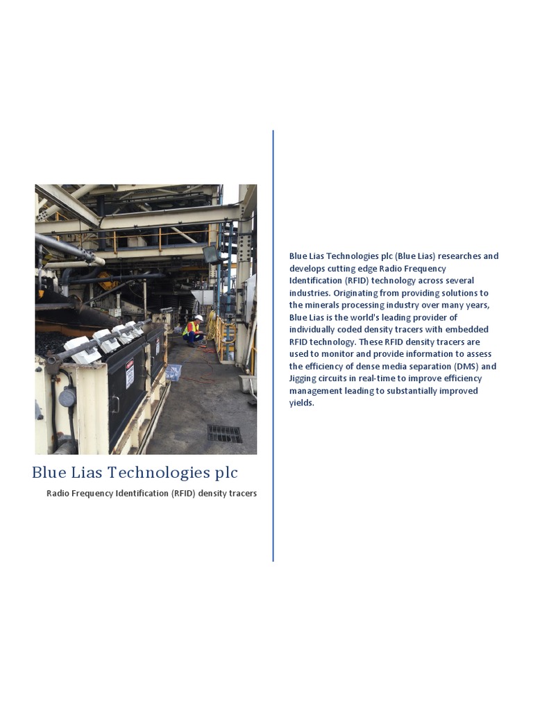 Blue Lias Technologies PLC: Radio Frequency Identification (RFID ...