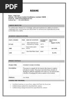 BTech Student Resume Template | PDF