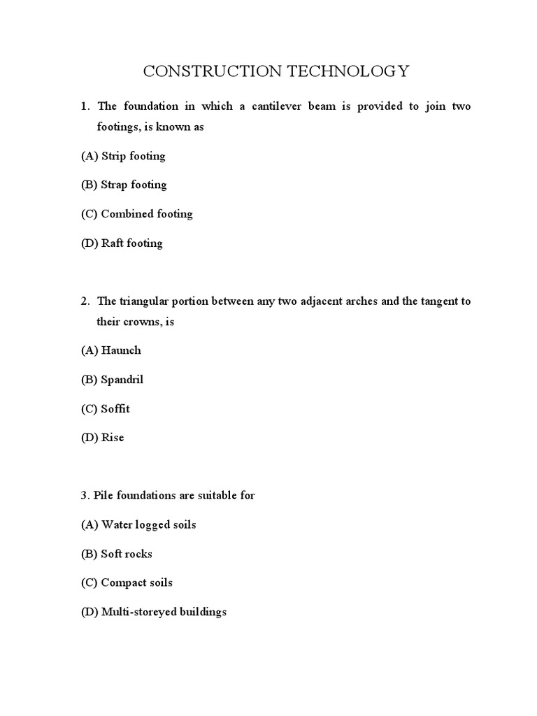 Construction Technology | PDF | Concrete | Masonry