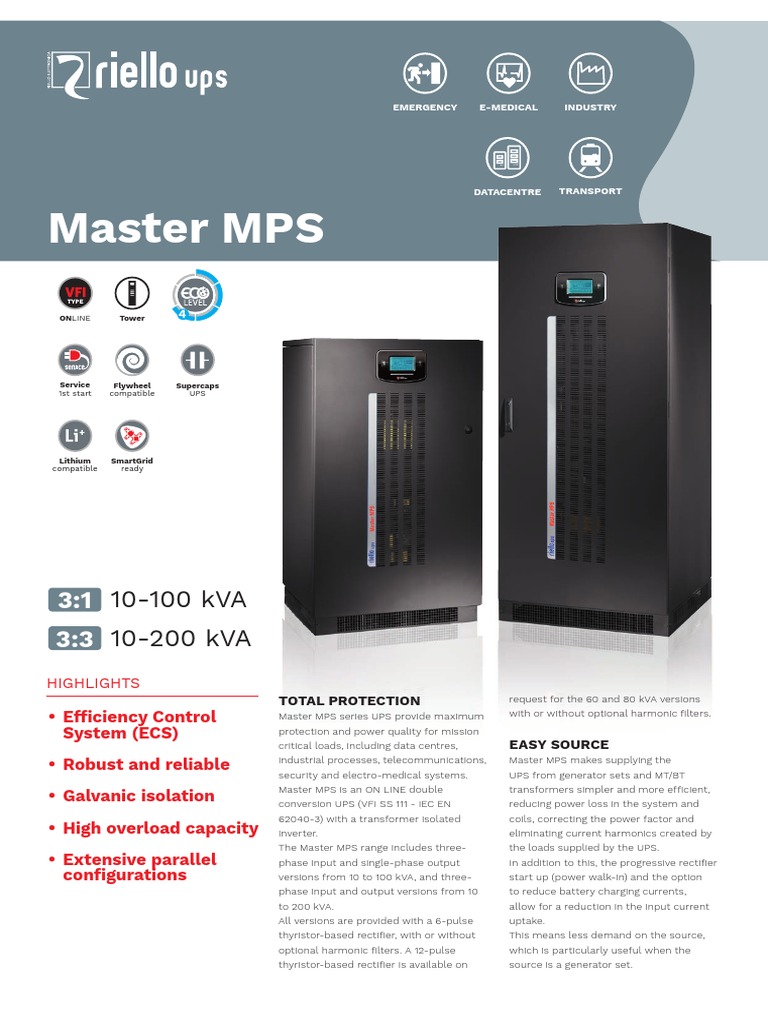 Master MPS: 10-100 kVA 10-200 kVA | PDF | Electrical Engineering ...