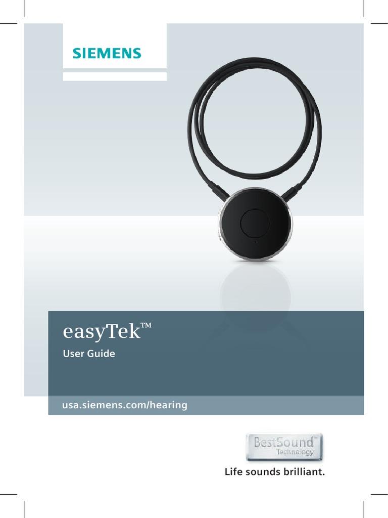 Easytek User Guide Pdf Hearing Aid Telephone