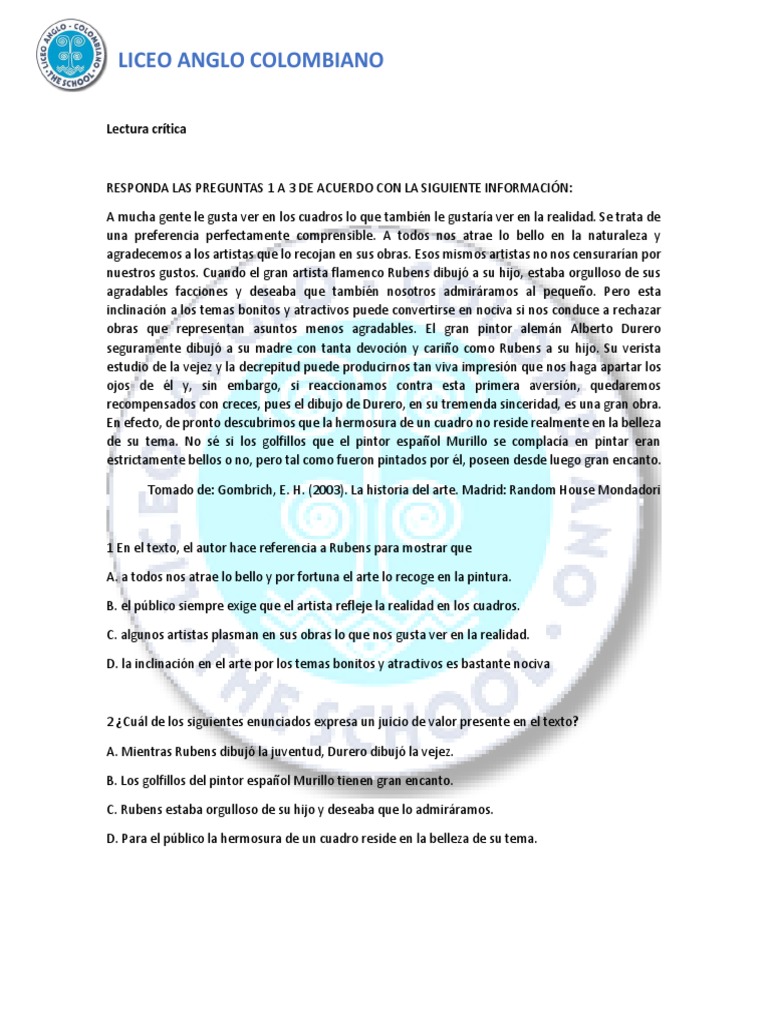 CLASE 4 F Lectura Crítica 2.0 | PDF | Peter Paul Rubens | Justicia