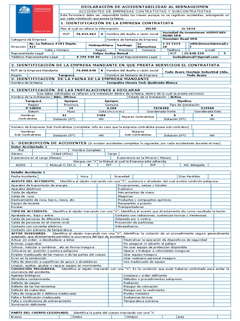 Formulario - Estadistica e 200 Mountain Julio 1 | PDF | Minería ...