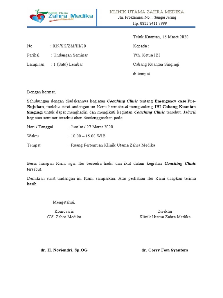 Undangan Seminar | PDF