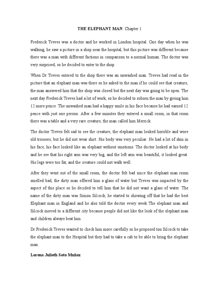 Introduction to The Elephant Man | PDF
