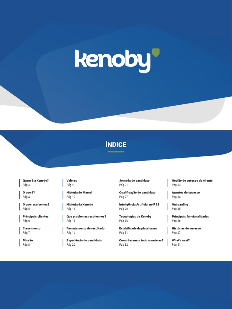 Kenoby: Plataforma Completa de Recrutamento e Seleção | PDF ...