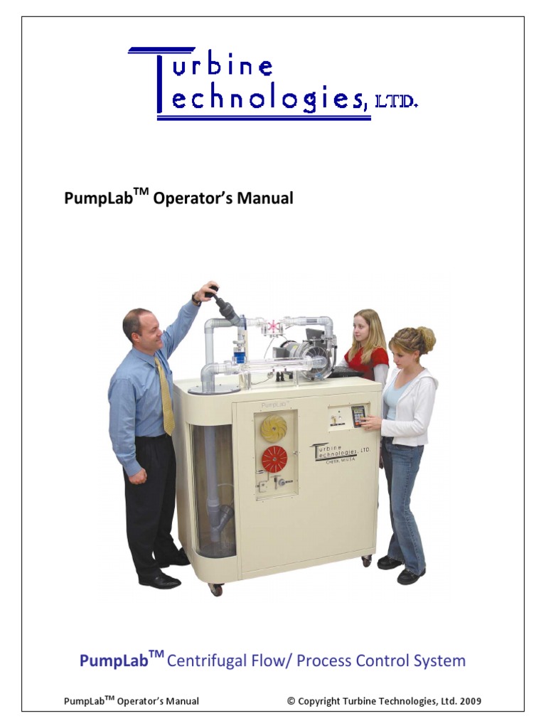 Pumplab Operator'S Manual | PDF | Pump | Flow Measurement