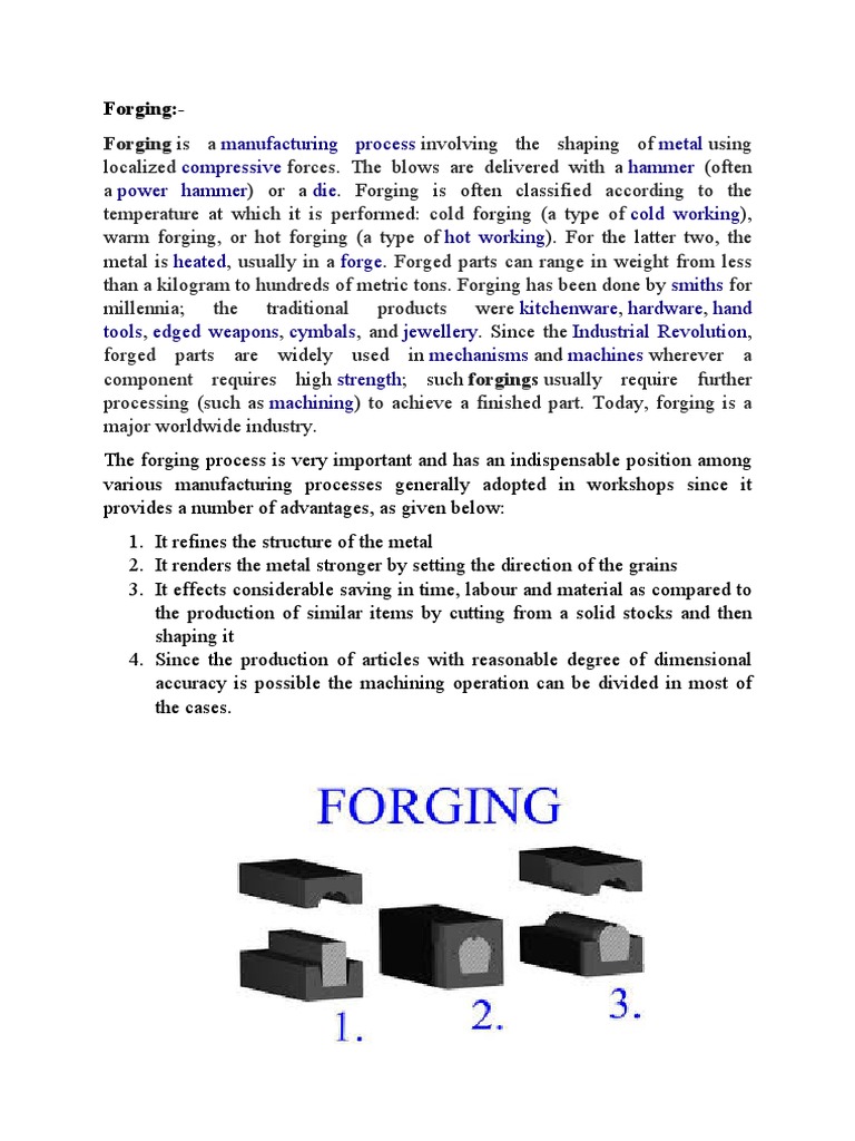 Forging Is A | PDF | Forging | Procedural Knowledge