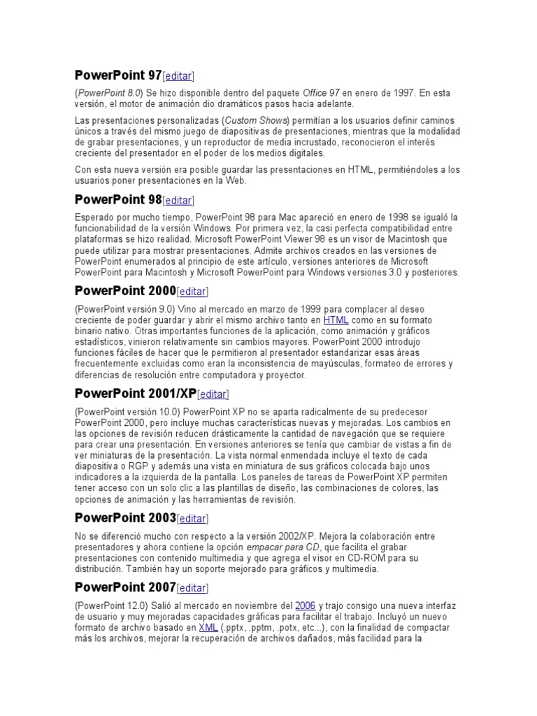PowerPoint 97 | PDF | Microsoft PowerPoint | Introducciones ...