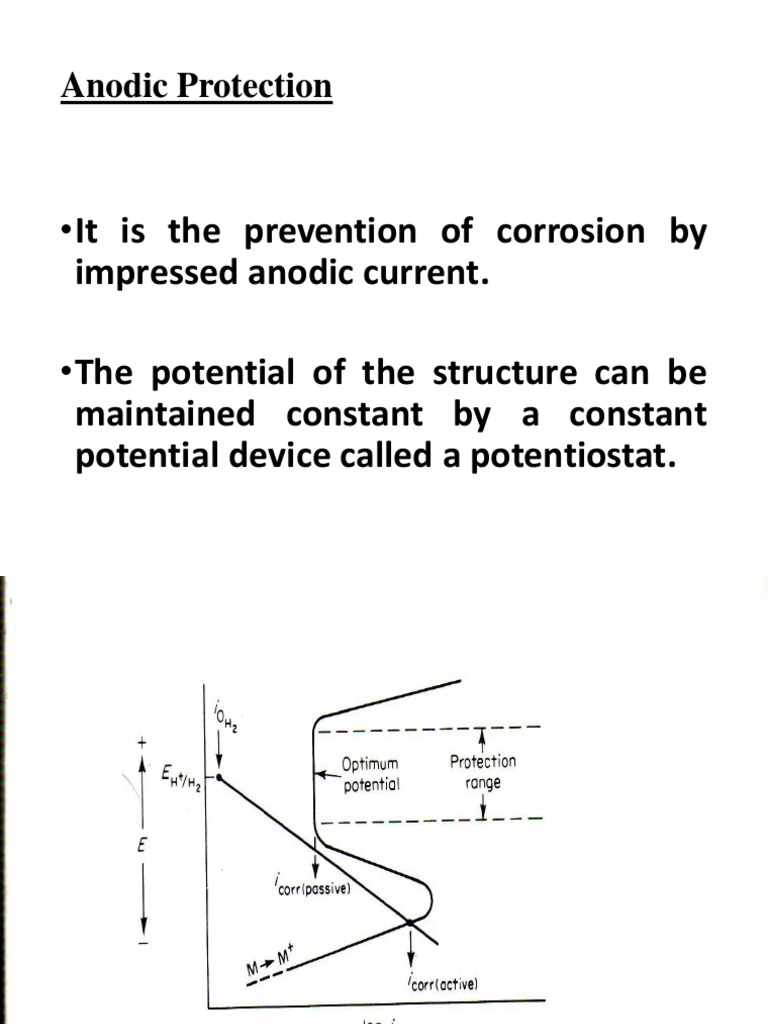 It Is The Prevention of Corrosion By: Anodic Protection | PDF | Anode ...