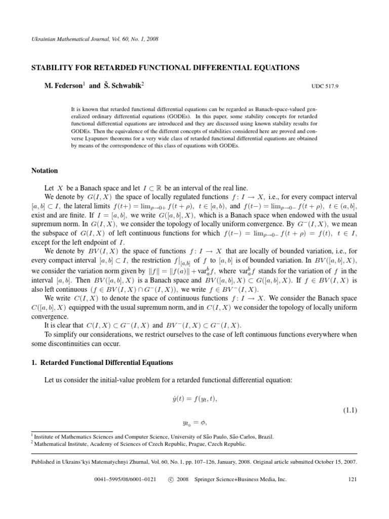 Converse Theorems | PDF | Stability Theory | Continuous Function