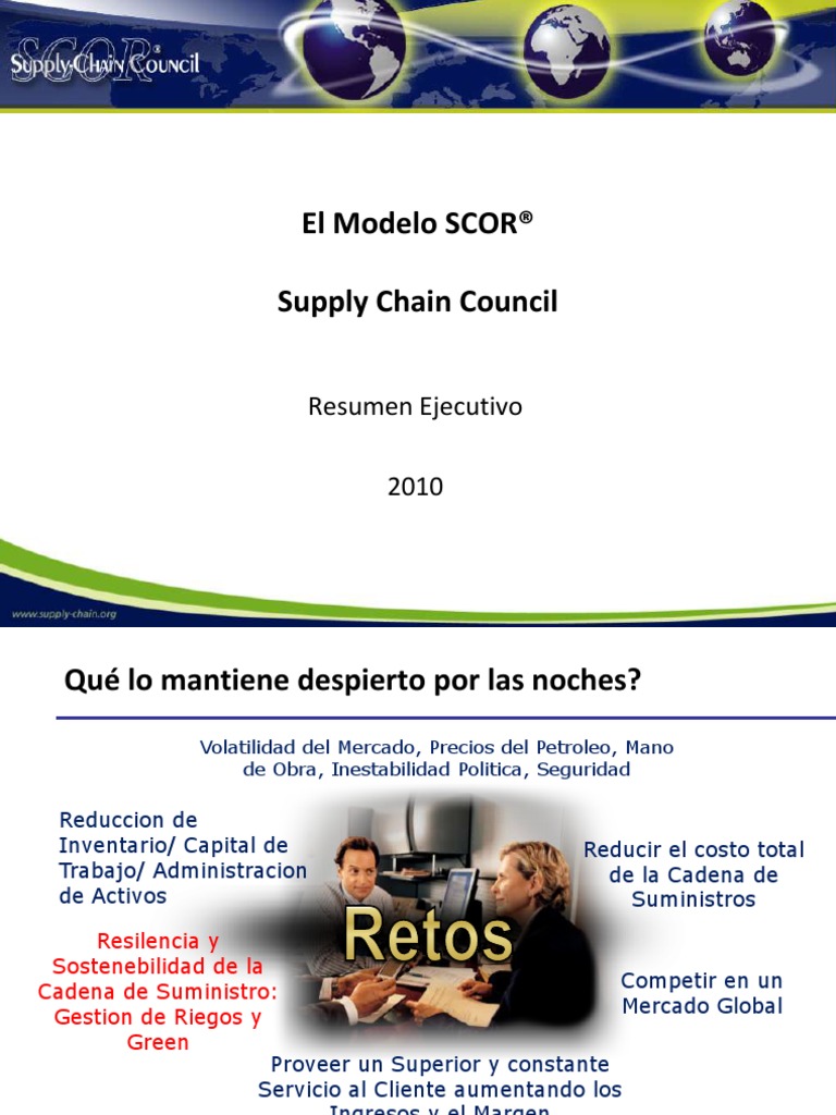Modelo SCOR | PDF | Logística | Inventario