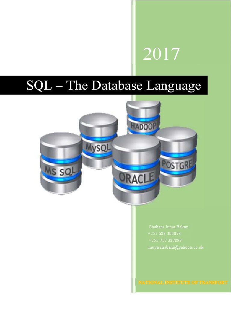 SQL - The powerful database language | PDF | Sql | Databases