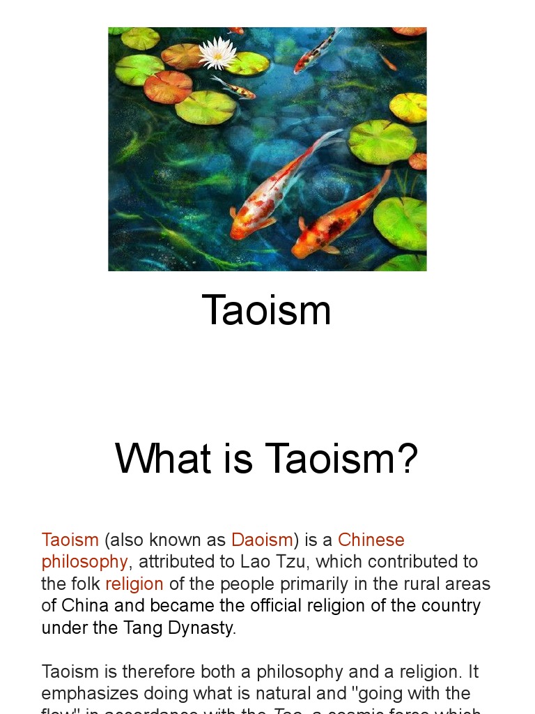 Taoism Origin | PDF | Tao | Laozi