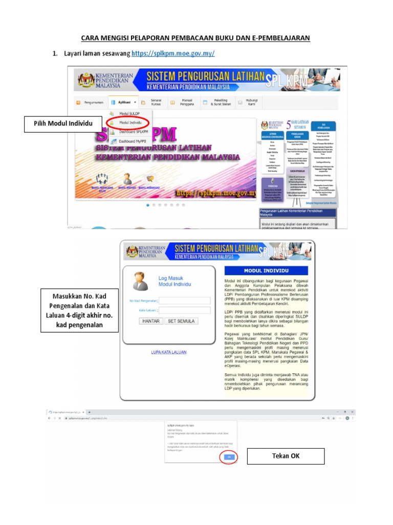 Tutorial SPLKPM Daftar Buku Dan EPSA | PDF