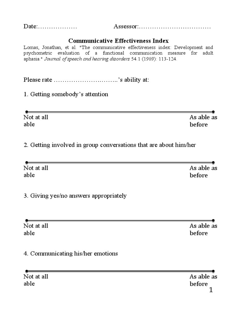 CETI Aphasia | PDF | Conversation | Clinical Psychology