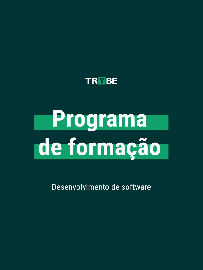 23 06 20 Programa de Formacao Da Trybe Turma de Setembro 8 | PDF | Script Java | Estrutura de dados