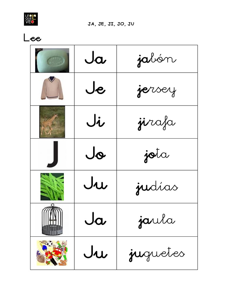 Consonante J PDF | PDF