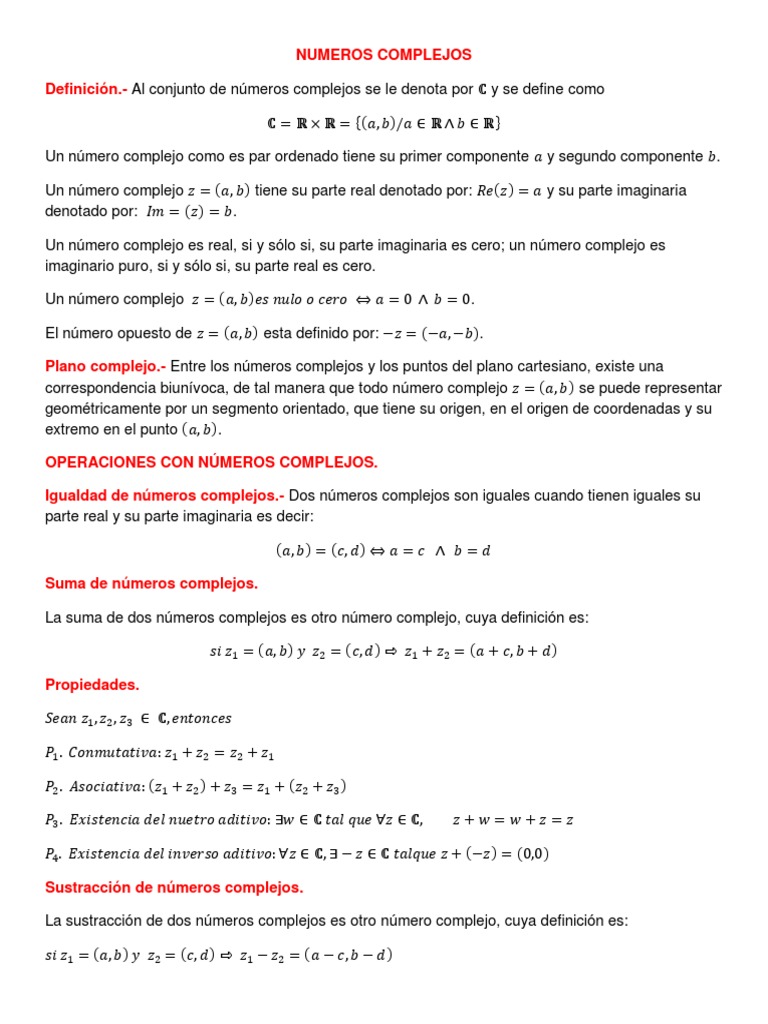 Variable Compleja Extendida | PDF | Número complejo | Función (Matemáticas)
