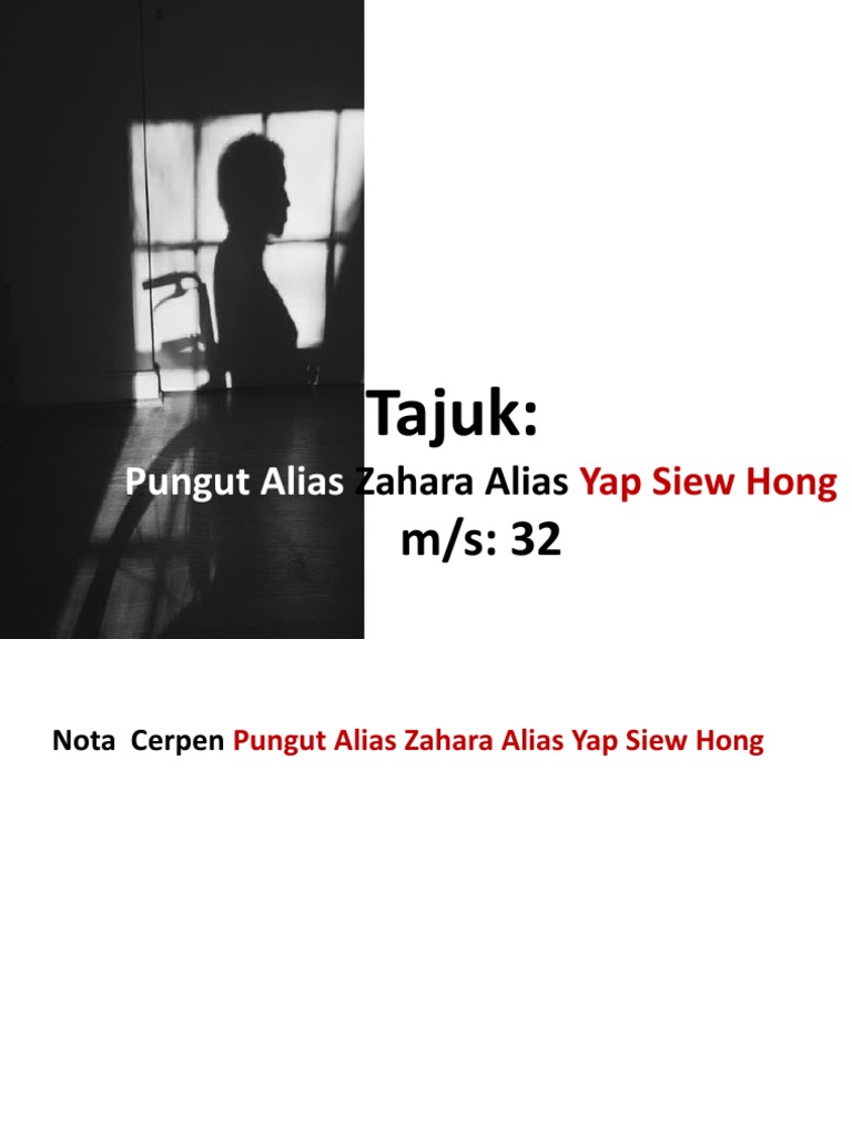 Pungut Alias Zahara Alias Yap Siew Hong | PDF