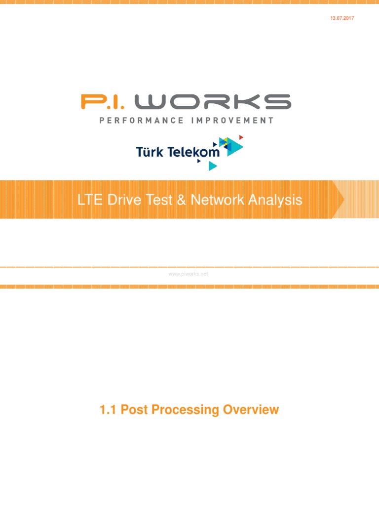 LTE Drive Test & Network Analysis PDF | PDF | Information And ...