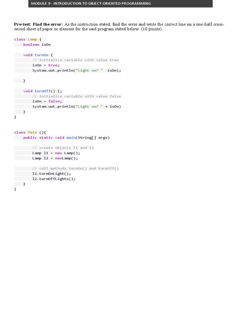 2 Computer Programming Module 9 | Download Free PDF | Inheritance ...