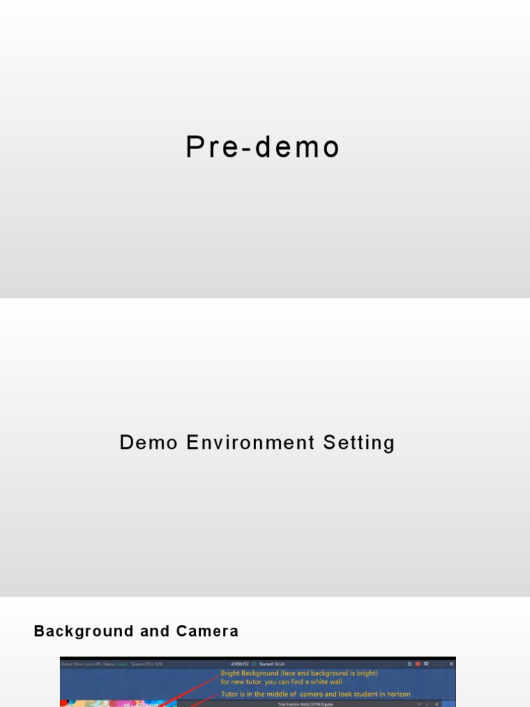 Predemo Tips | PDF