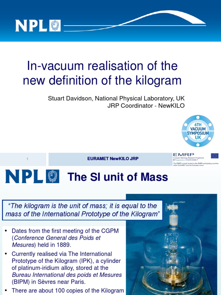 New Definition of The Kilogram | Download Free PDF | Kilogram | Materials
