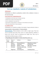 Practical 1 - Qualitative Analysis of Carbohydrates-Final | PDF ...