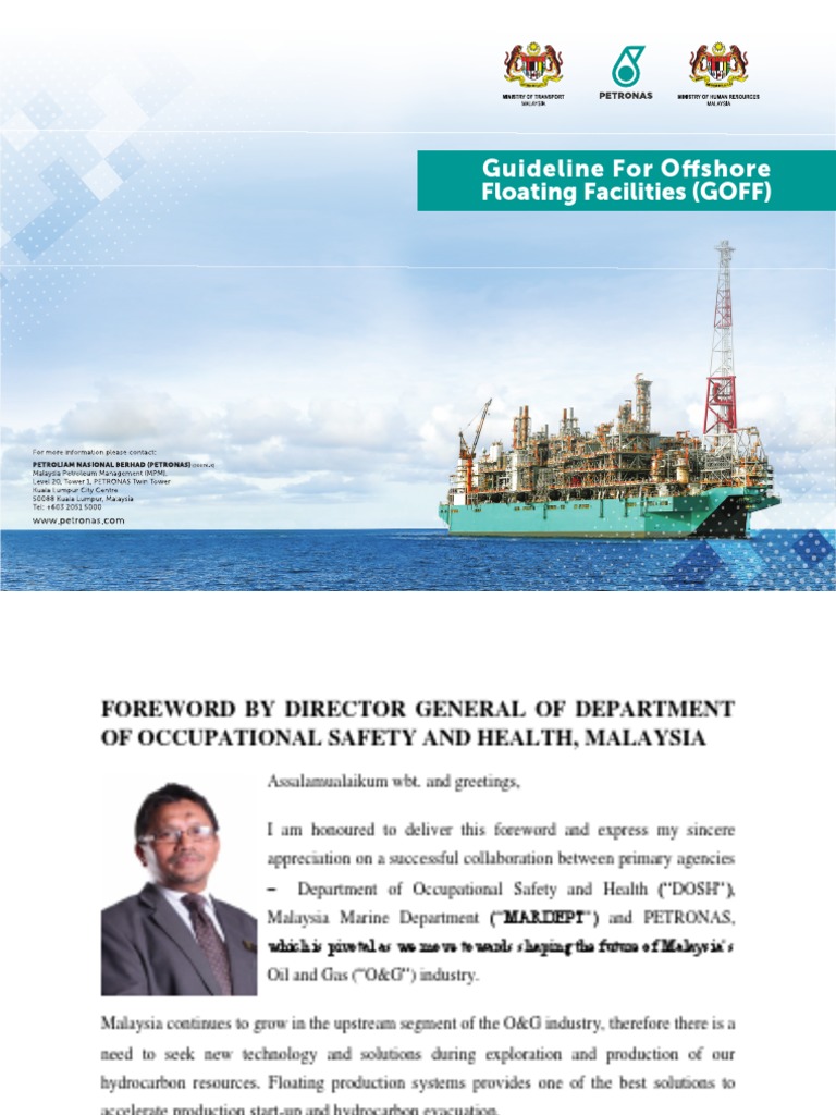 Guideline For Offshore Floating Facilities (GOFF) | PDF | Occupational ...
