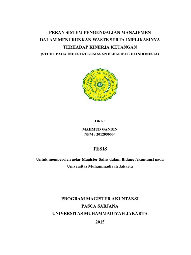 Tesis-Gandin-2012950004-Maksi UMJ-All | PDF