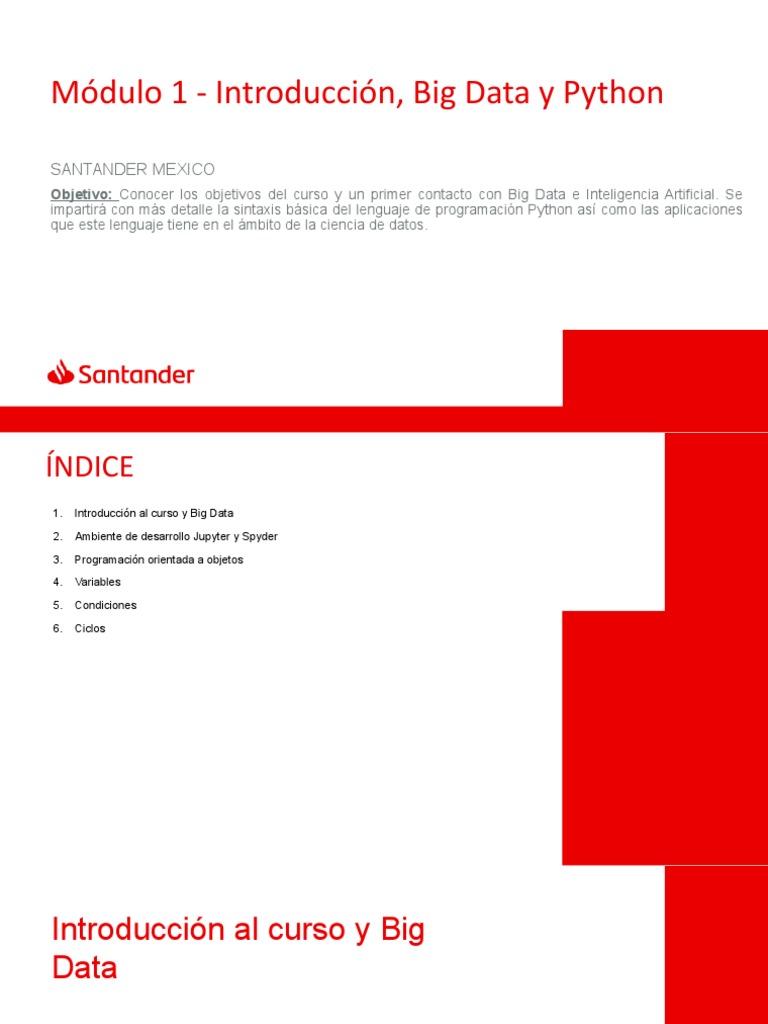Mod1 - Introducción Big Data y Python | PDF | Apache Hadoop | Big Data