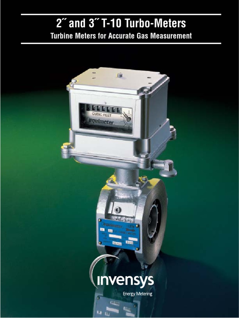 Sensus 2 & 3 T-10 Turbine Meter M-1083 R3 | PDF