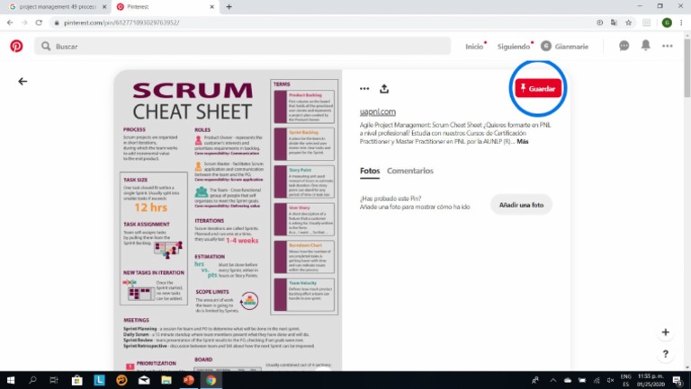 Scrum Cheat Sheet | PDF
