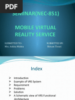 Virtual-Reality Project Report | PDF | Virtual Reality | Augmented Reality