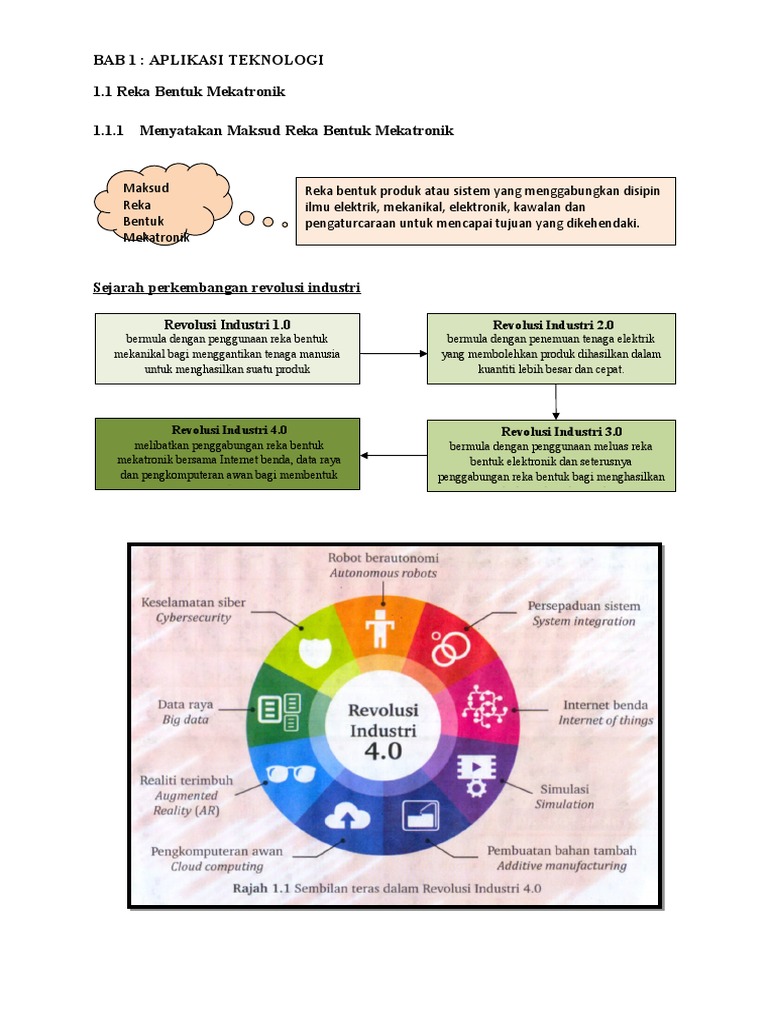 T3 - Bab 1 Mekatronik | PDF