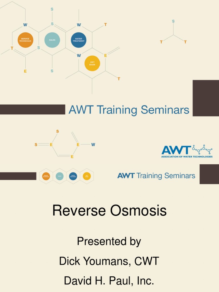 15 Water Treatment Training Reverse Osmosis | PDF | Osmosis | Membrane