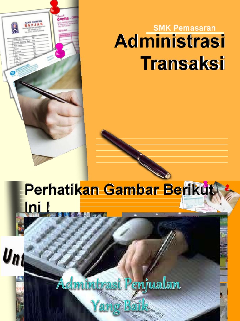 Administrasi Transaksi | PDF | Pengelolaan Keuangan & Uang