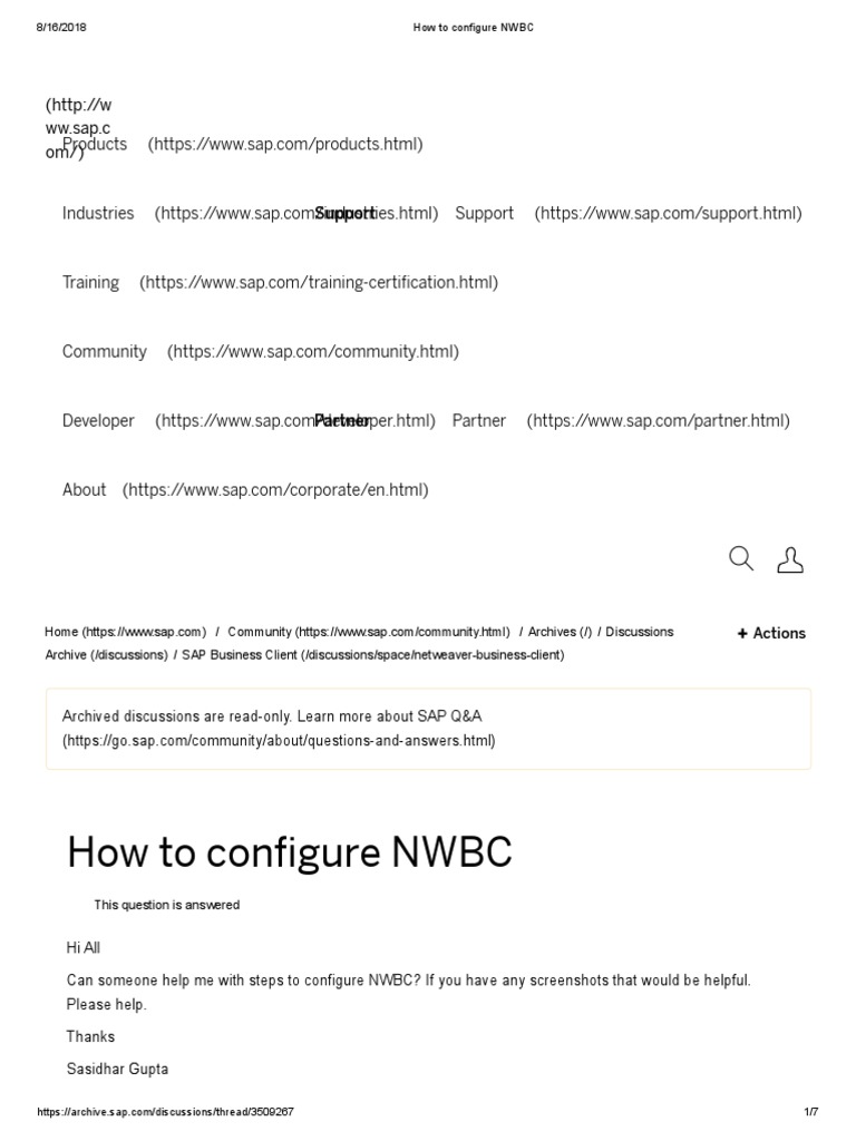 How To Configure NWBC | PDF | Software | Cyberspace