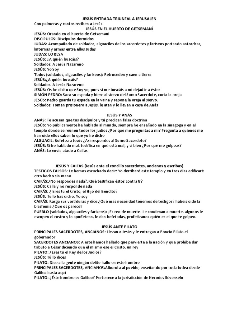 Jesús en El Huerto de Getsemaní | PDF | Poncio Pilato | Barrabás