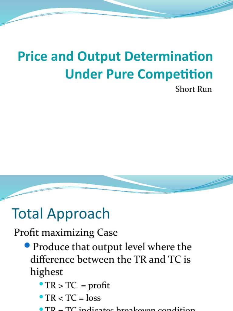 Price and Output 1 | PDF | Profit (Economics) | Prices