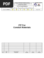 ITP For Cable Ladder, Tray and Conduit | PDF | Galvanization ...