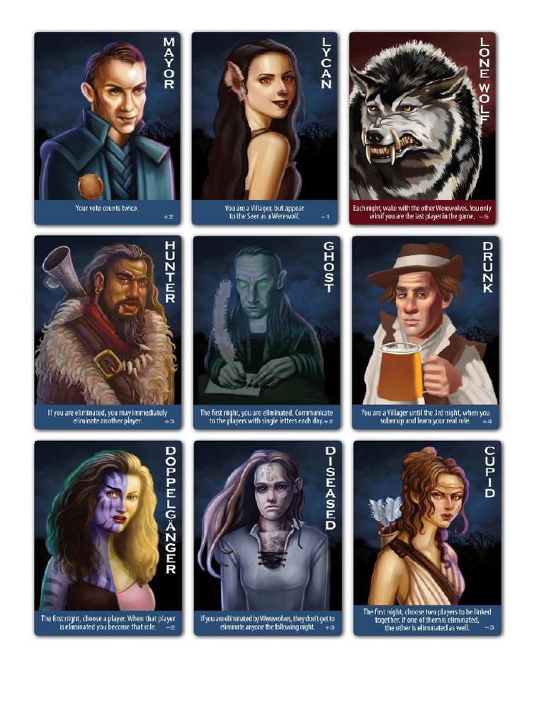 Kartu-Werewolf PDF | PDF